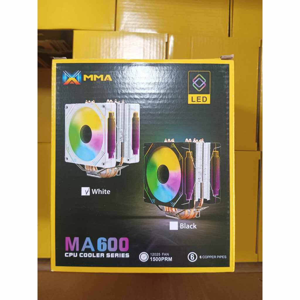 MMA MA600 CPU COOLER 1500RPM 6 COPPER PIPES | Shopee Malaysia