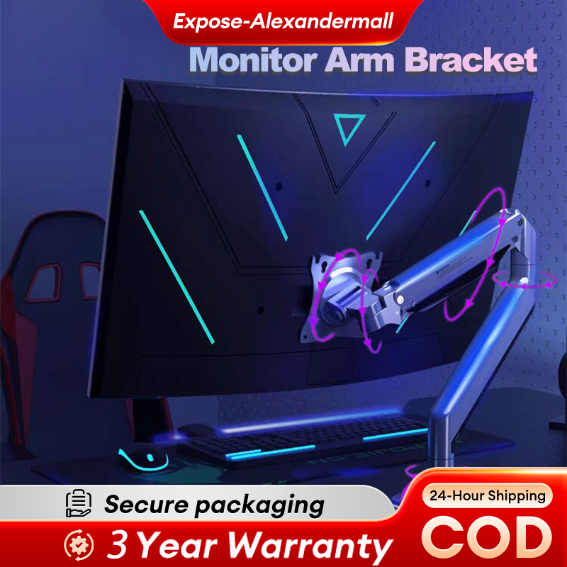 Monitor Arm Desk Mount For 17-32" Adjustable Monitor Stand Mount ...