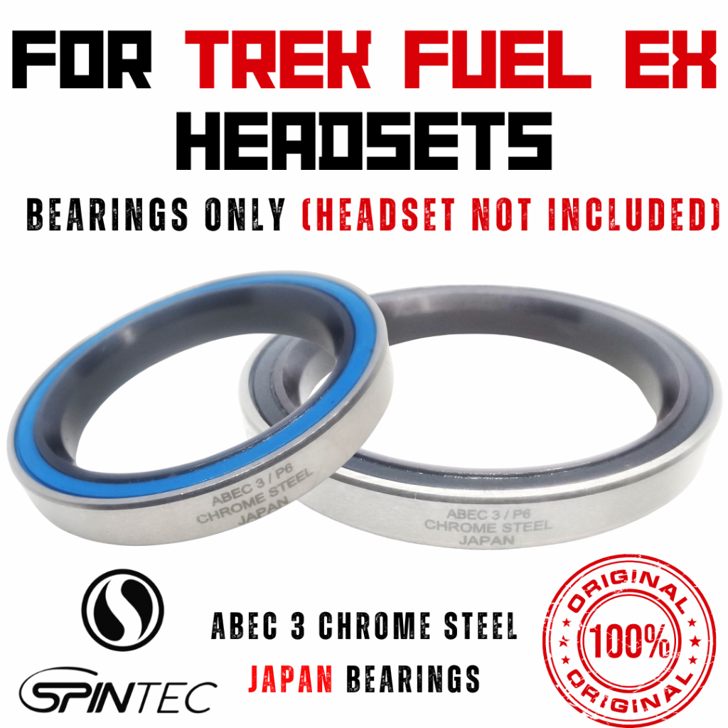 TREK FUEL EX Headset Chrome Steel JAPAN Bearings from SPINTEC (Bearings ...