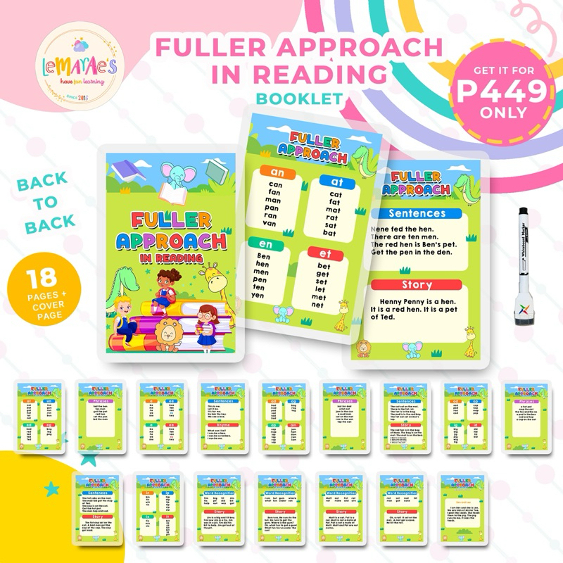 FULLER APPROACH Laminated Booklet Laminated Reading Worksheets Reading ...