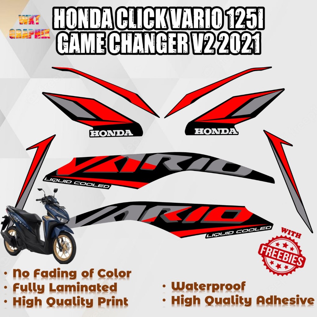 HONDA CLICK VARIO 125i GAME CHANGER V2 2021 (WATERPROOF, LAMINATED ...