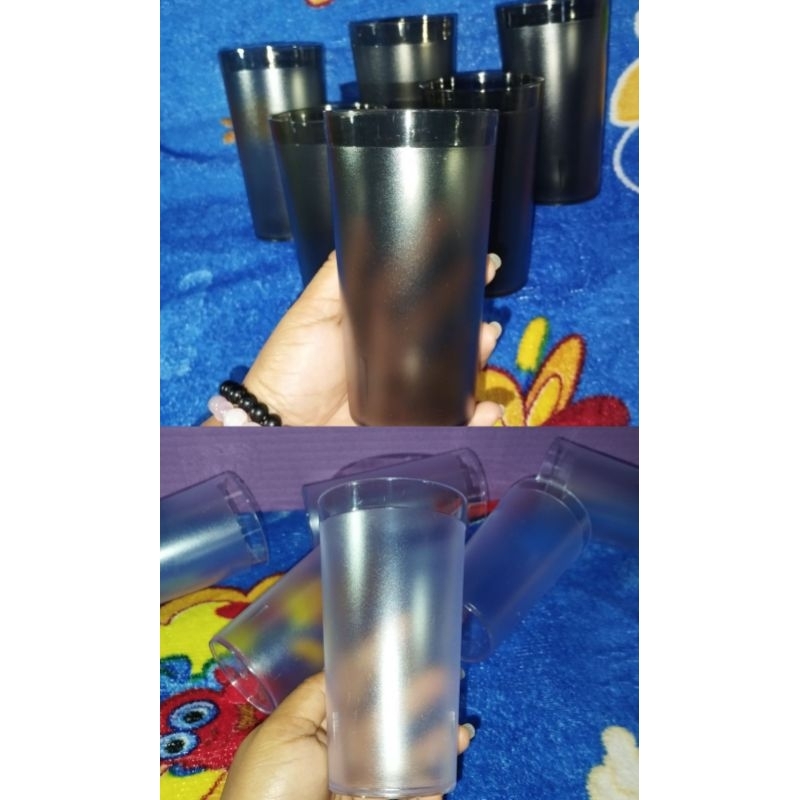 ( L63) ACRYLIC BASO plastic JOLLIBEE STYLE DRINKING CUP(AESTHETIC ...