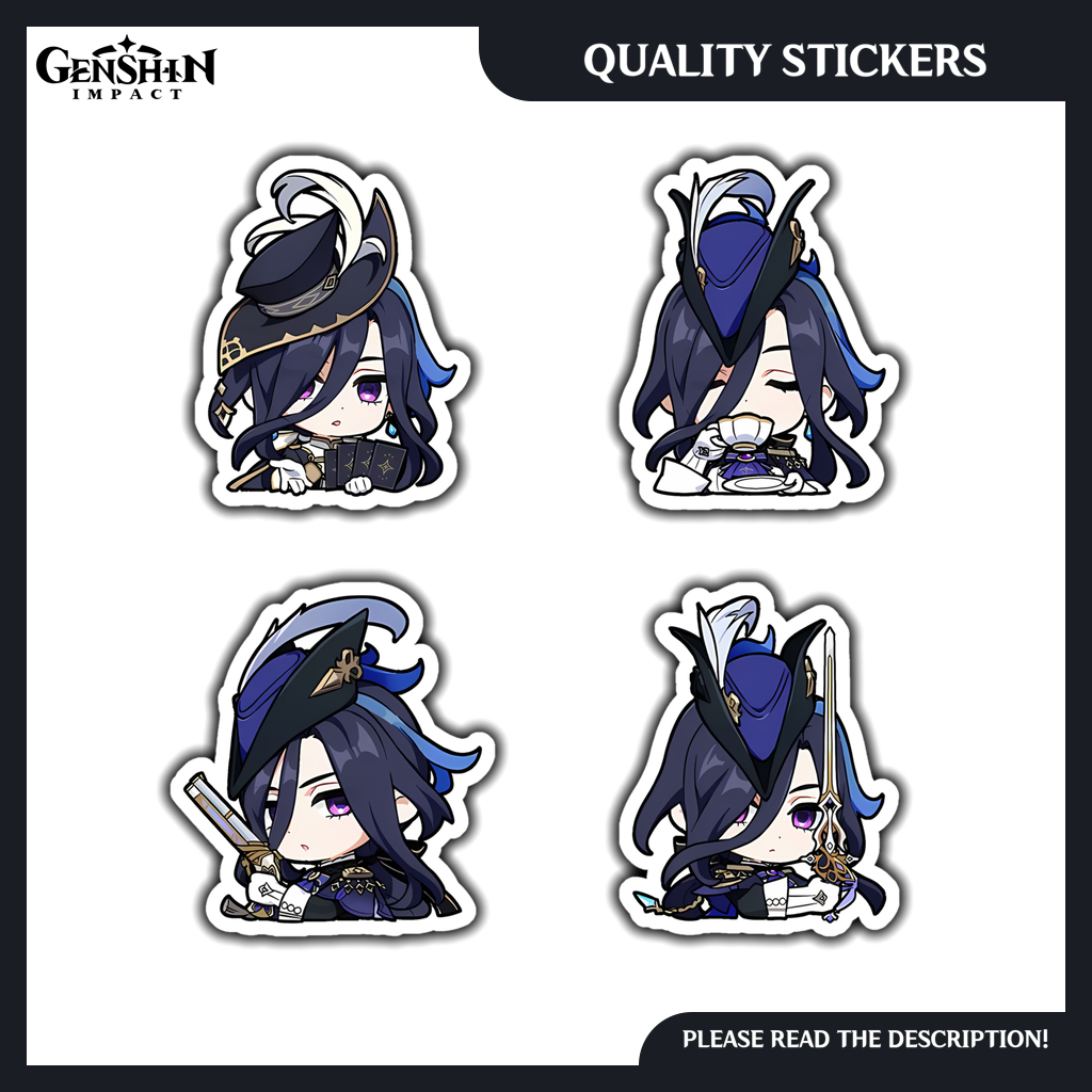 Clorinde - Genshin Impact Emoji Stickers | Shopee Malaysia