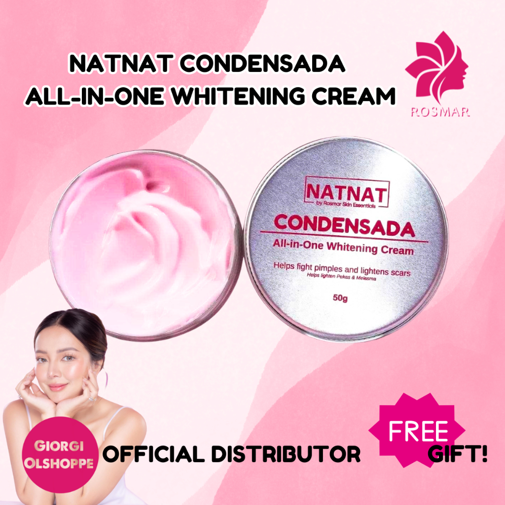 Natnat by Rosmar Condensada All in One Whitening Cream | Pekas Melasma Freckles Remover | Shopee ...