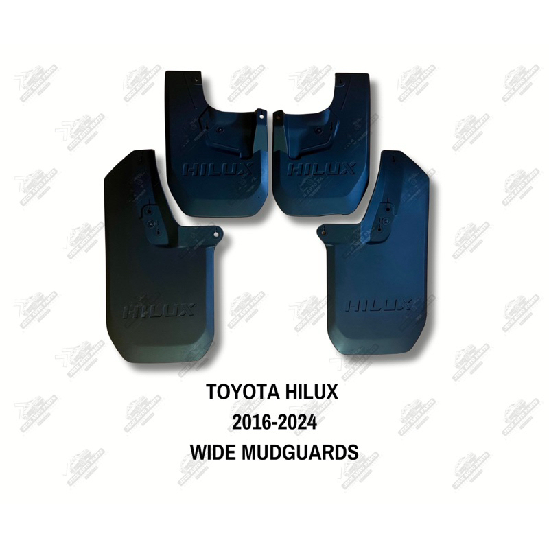 TOYOTA HILUX REVO / CONQUEST / GR WIDE MUDFLAP MUDGUARD 2016 2017 2018 2019 2020 2021 2022 2023 ...