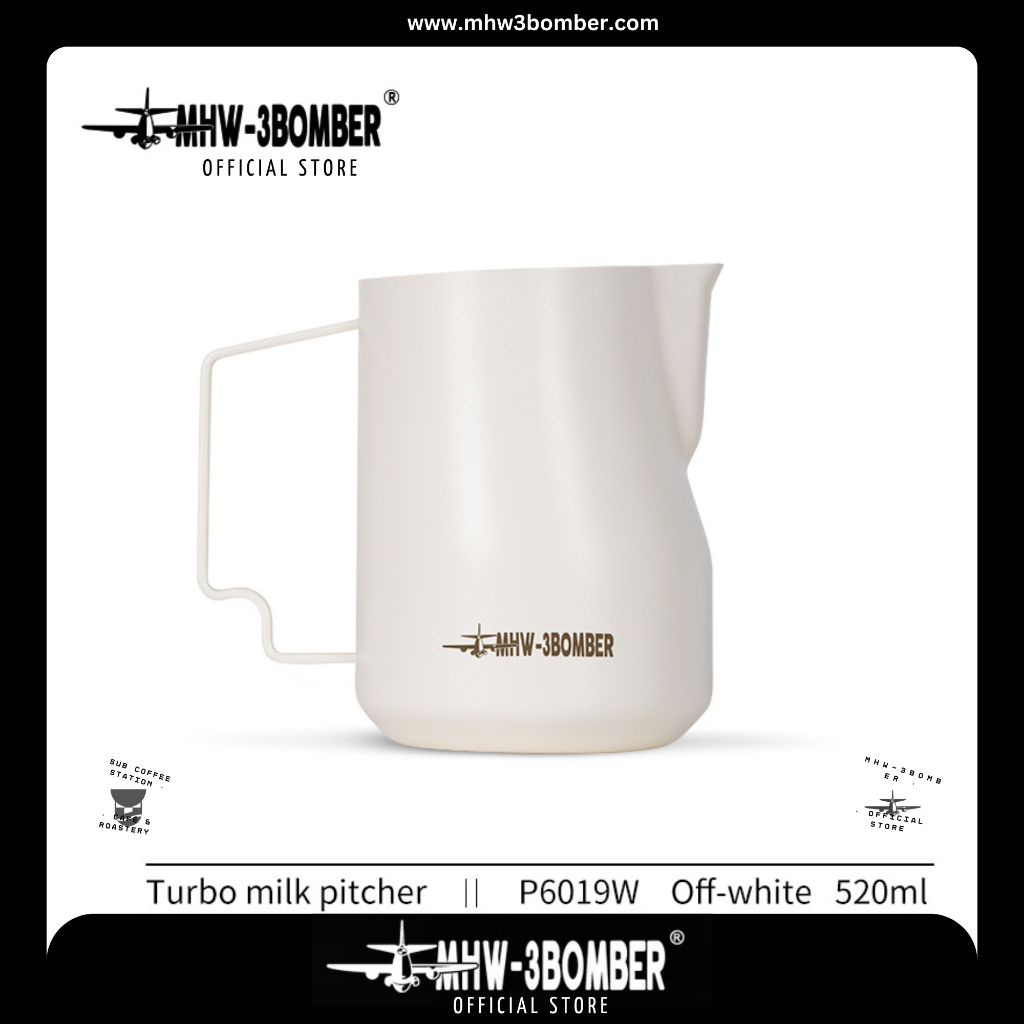 MHW-3BOMBER Turbo Milk Pitcher Stainless steel Innovative design ergonomic handle durable ...