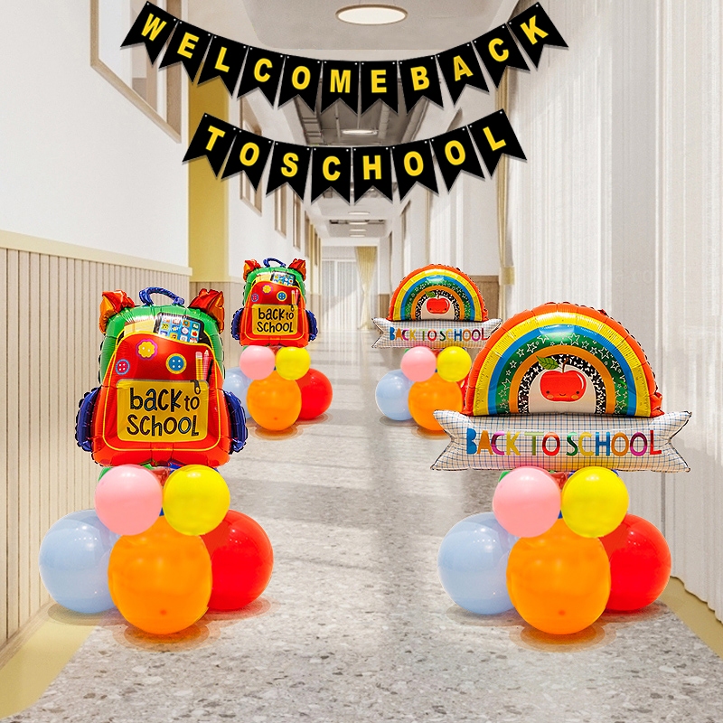 Back to School Table Stand Party Supplies Balloons Decorations For ...