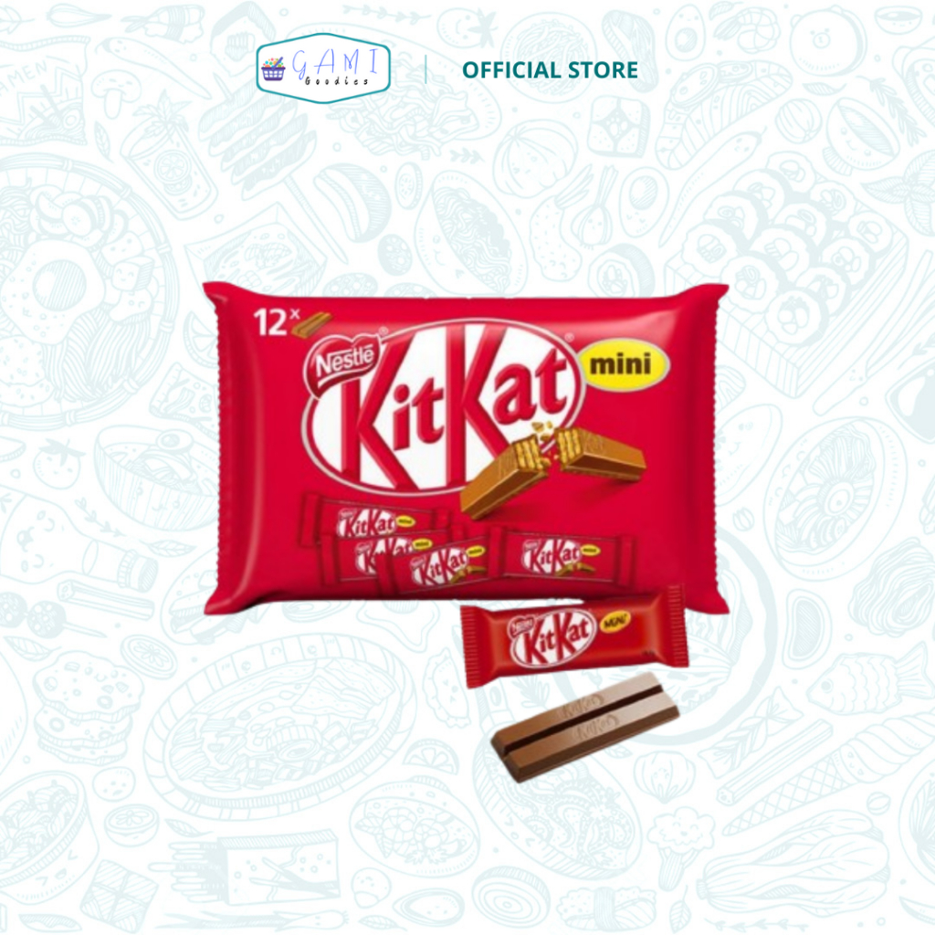 Nestle - Kit Kat Mini - 12 pcs - 200g | Shopee Malaysia