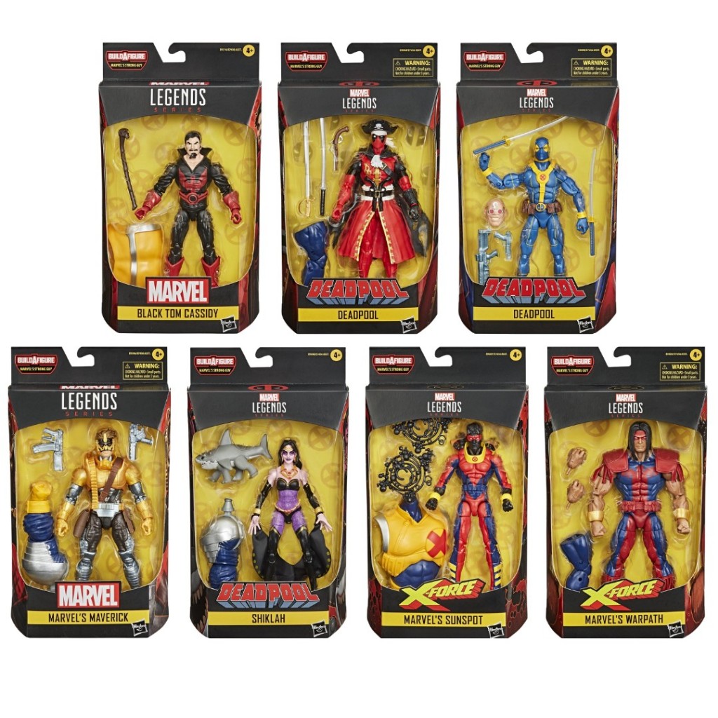 MARVEL Legends Series Strong Guy Wave (Black Tom Cassidy, Pirate, X-Men ...