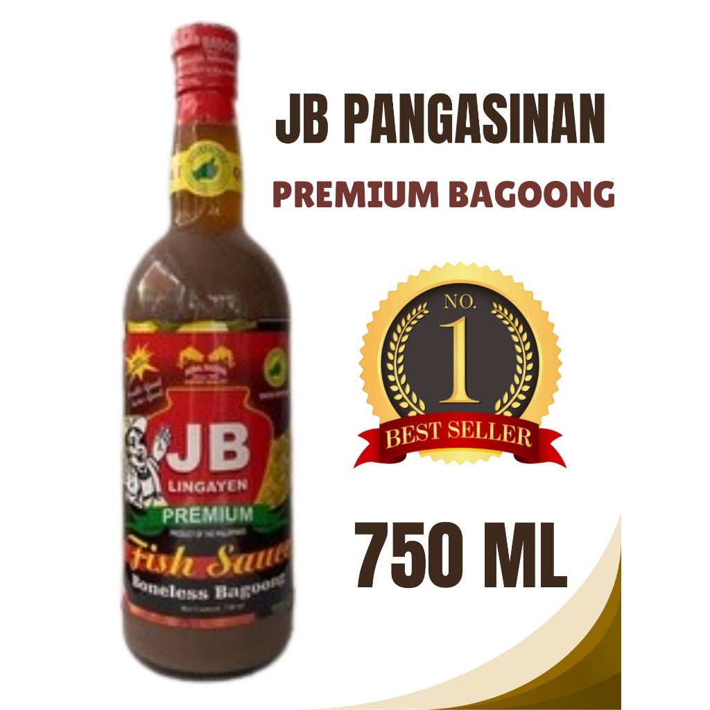 PANGASINAN'S PRIDE JB Premium Boneless Bagoong Pangasinan Pure ISDA Class A ( 750 ML ) | Shopee ...