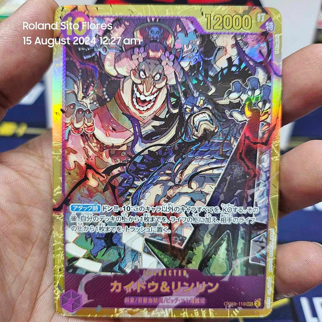One Piece TCG OP08-119 SEC Kaido and Linlin | Shopee Malaysia