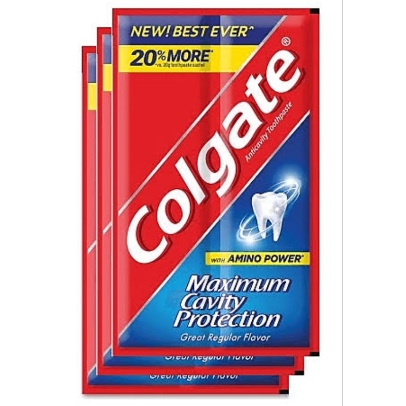 Colgate Toothpaste Sachet Twin Pack (12pcs) | Shopee Malaysia