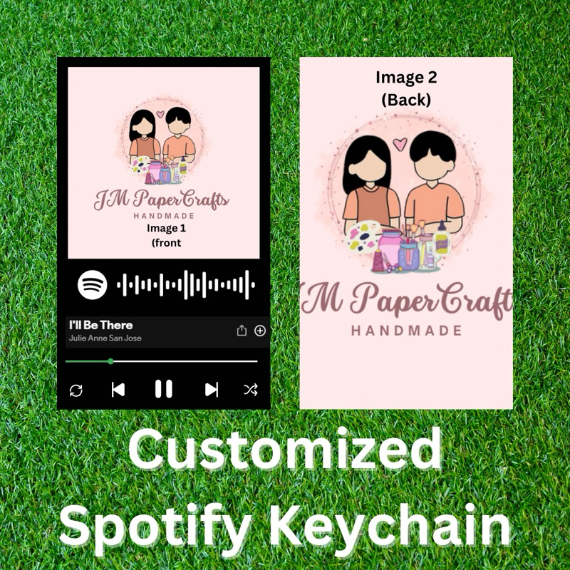 Customized Spotify Keychain by JMPapercrafts | Shopee Malaysia