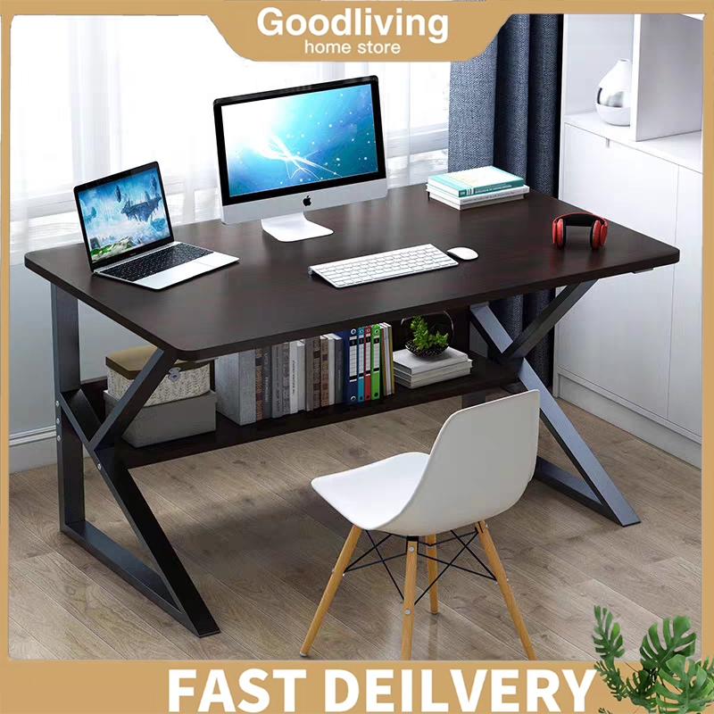 Home Table Study Table Computer Table Integrated Writing Desk Gaming Desk Office Table 140CM ...