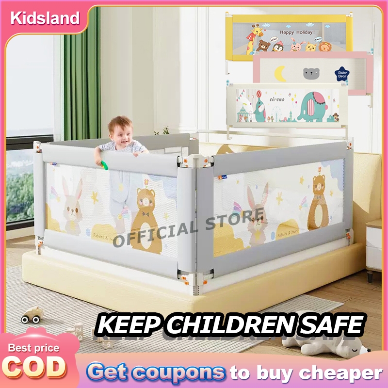 Bed Fence for Baby Queen/king Size Slide Down Safety Bed Guard Bed ...