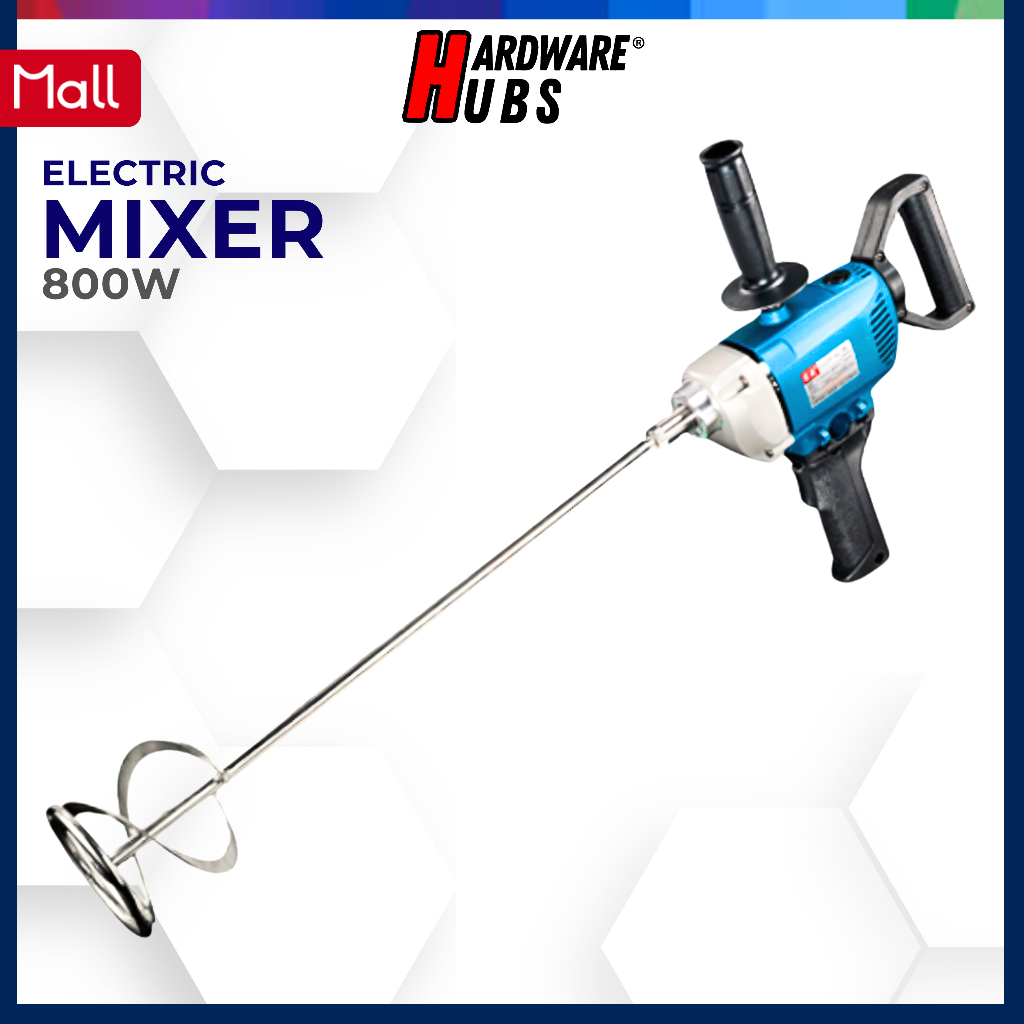 BOSCH Electric Mixer 880W Mixer Blender Cement Concrete & Paint Mixing ...