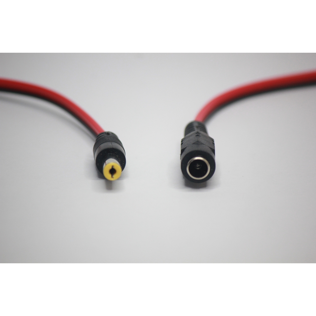 TIPID HOME DC PLUG MALE 12V 18AWG 5A, PIGTAIL MALE, with FREE DC FEMALE ...