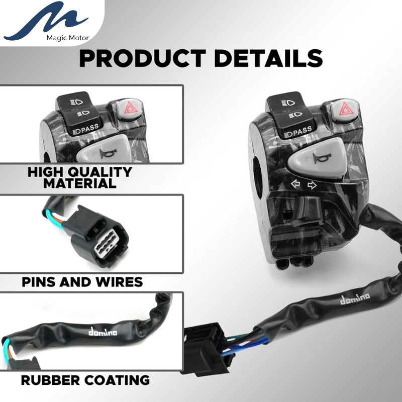 Honda Click 125i/150i Handle Switch With Passing Light Left Side For ...