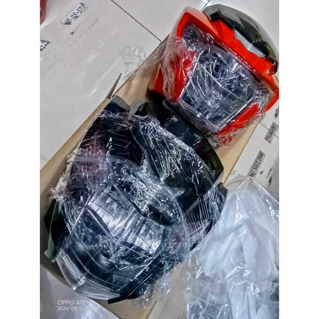 Headlight Assembly Raider 150 Fi Red/Black | Shopee Malaysia