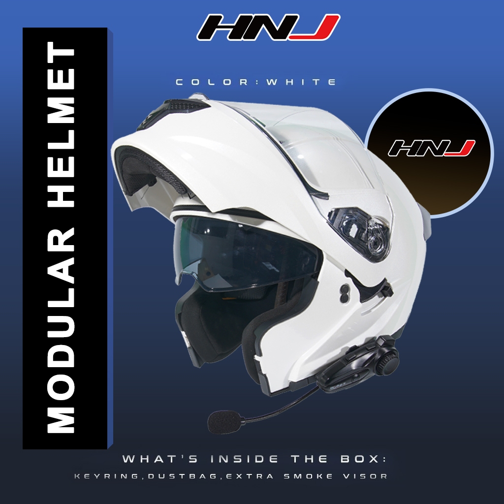 HNJ 920 full face modular dual visor helmet motorcycle helmet for women ...