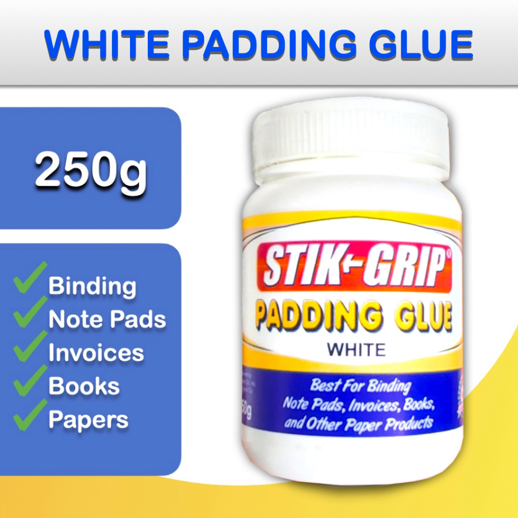 White Padding Glue 250g (250 grams) - Stik Grip | Shopee Malaysia