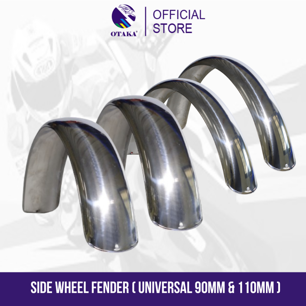 (OTAKA) STAINLESS SIDE WHEEL FENDER FOR SIDE WHEEL/TRAYSIKEL SIDE WHEEL ...