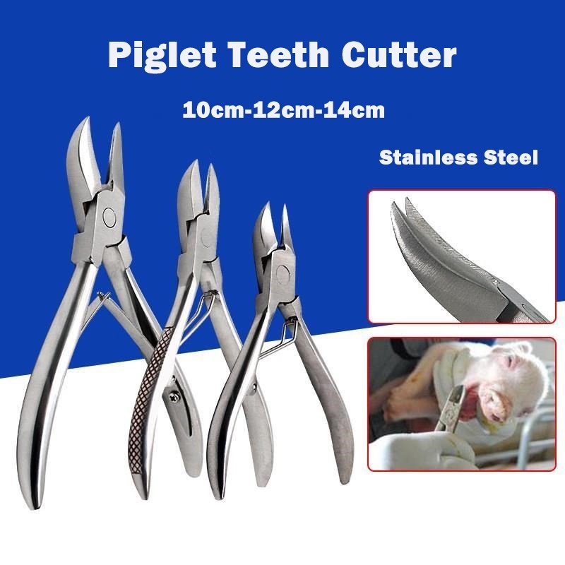 Stainless Steel Piglet teeth clipper Pig teeth cutter Pigs tooth ...