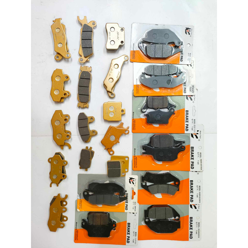 FJS MOTORCYCLE BRAKE PAD NEW XRM TRINITY XR200 WIND125 BAJAJ RAIDER150 ...