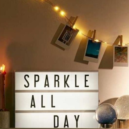 CHAINSTORE NEW Light UP Letter Box Cinematic LED Sign (15X20 CM ...