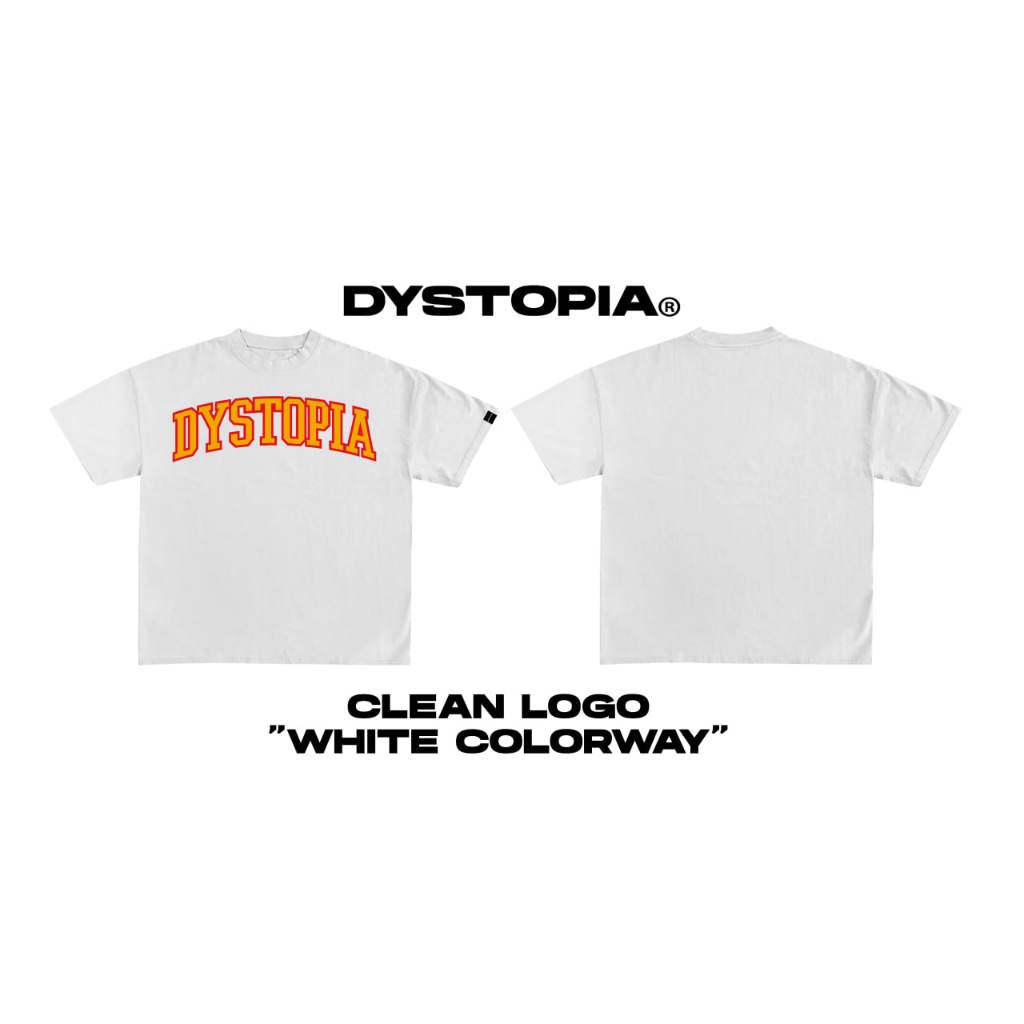 Dystopia "Clean Logo" White Colorway | Shopee Malaysia