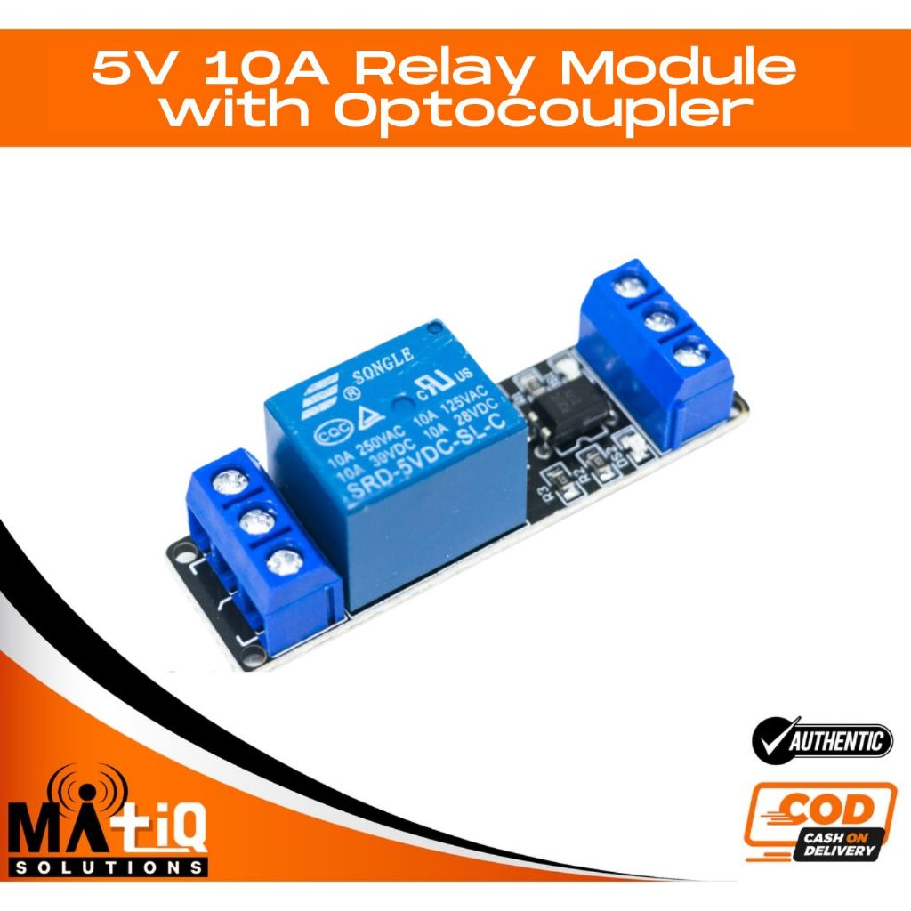 5V 10A Relay Module with Optocoupler | Shopee Malaysia