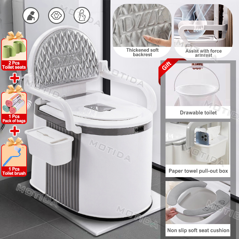 Mobile Toilet Elderly Pregnant Women Adult Toilet Portable Foldable ...