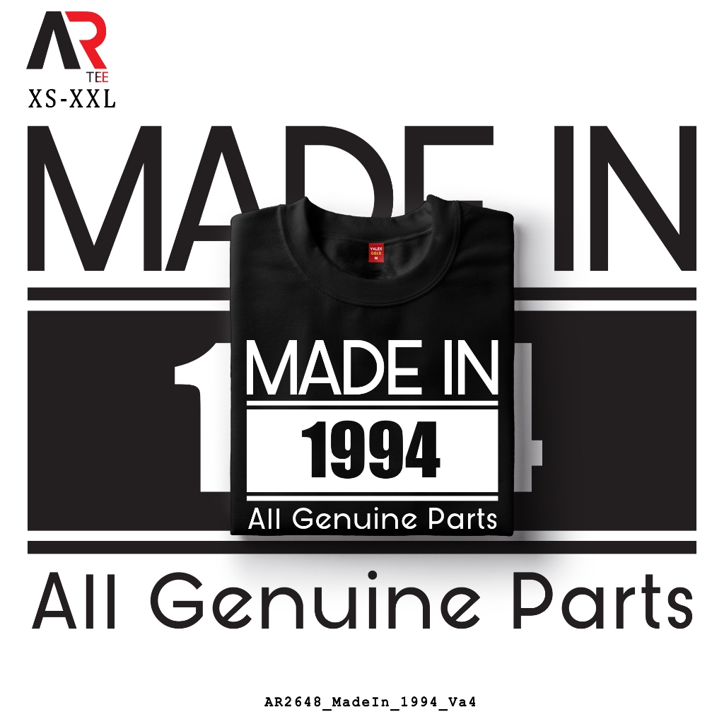 AR Tees Birthday 2648 Made in 1994 Customize Unisex T-shirt for Women ...
