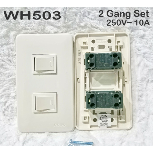 BOX 10 PCS ROYU CLASSIC / WIDE Series Switch With / Without LED ...
