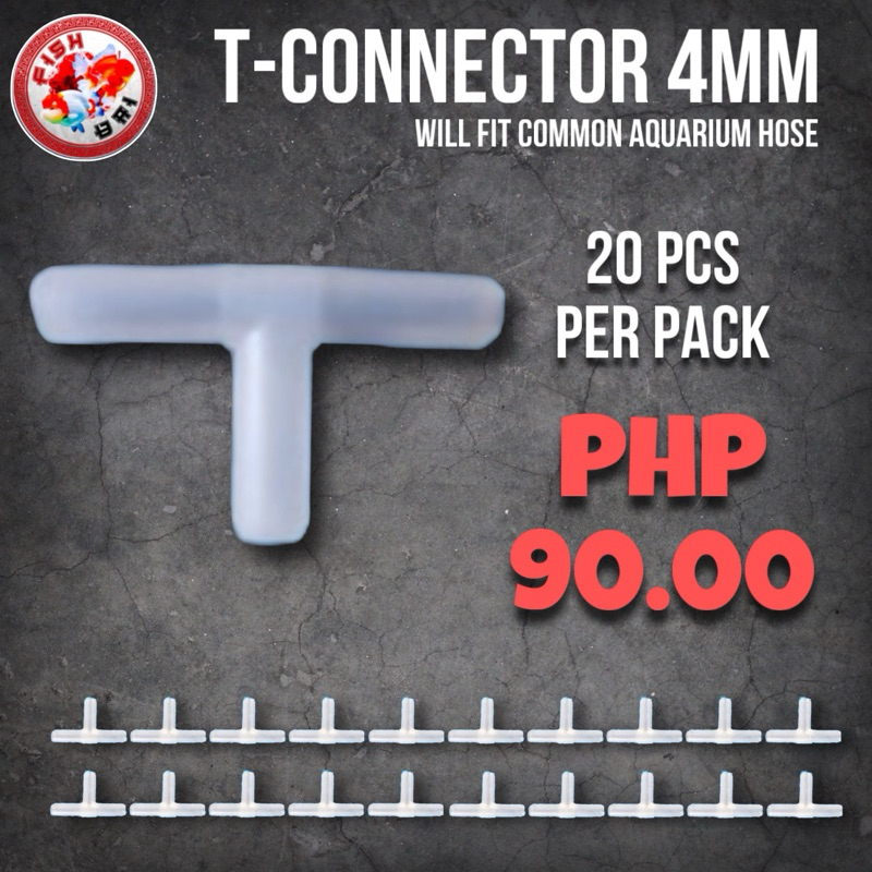 Air Connector T Splitter For Aquarium Hose & Pump [20 pcs] | Fish Bai ...