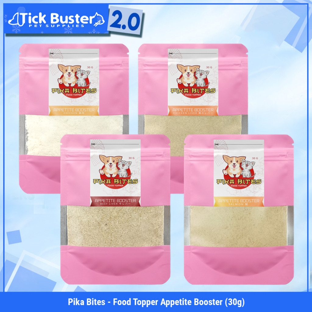 TBS2.0-Pika Bites Food Topper Appetite Booster 30grams (Beef Liver ...