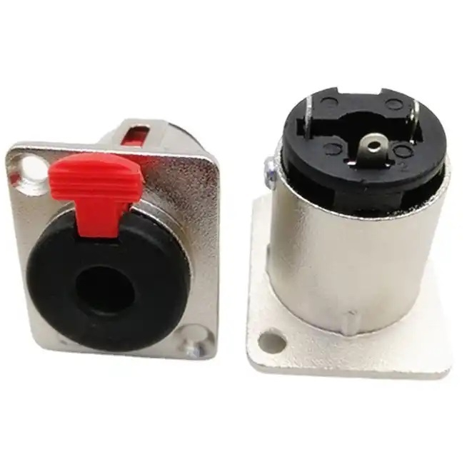 Per Piece Socket Jack Panel Mount Mic Cable Connector (Female TRS 1/4 ...