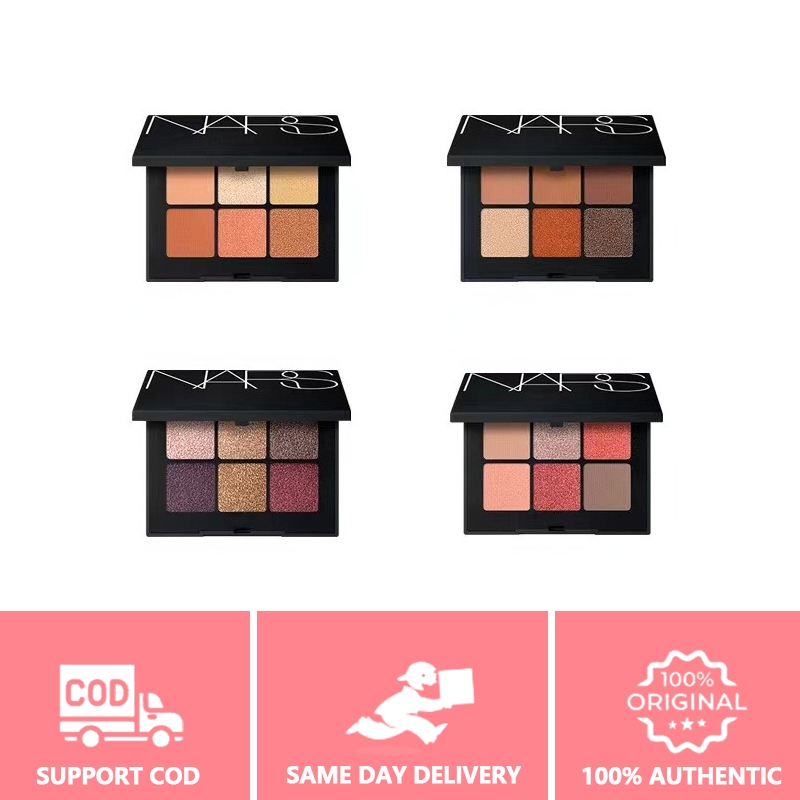 NARS Six Colors Palm Pan Eyeshadow Desert Joan Sunset Coast Brightening ...