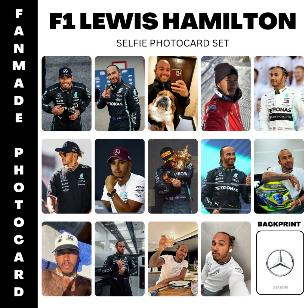[2025 Updated] F1 Lewis Hamilton Selfie Fanmade Photocard | Shopee Malaysia