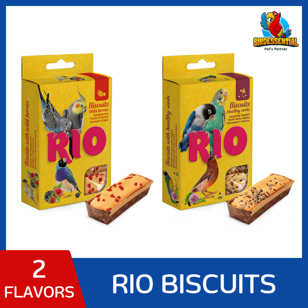 RIO Biscuits with healthy seeds and wild berries for all types of bird ...
