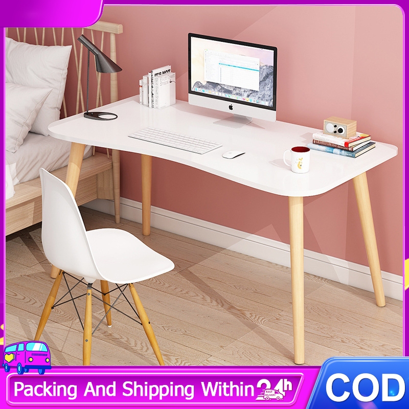 Study Desk Home Bedroom Office Table 80CM Simple Writing Desktop Laptop ...