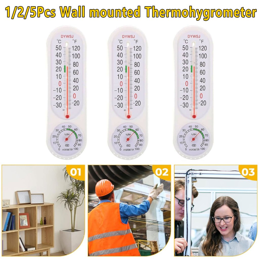 Wall-mounted Analog Thermometer Hygometer for egg incubator home ...