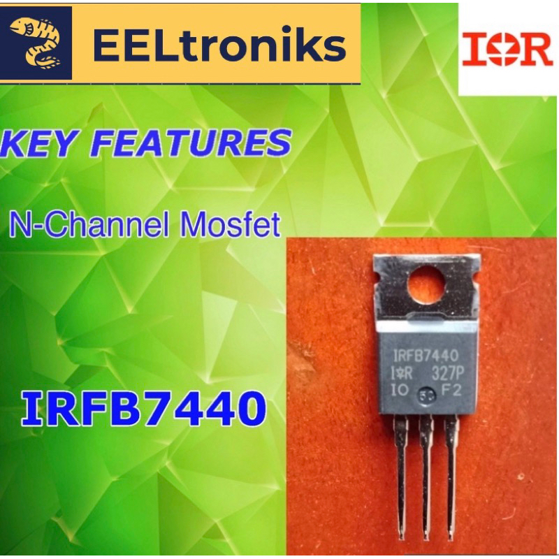 TRANSISTOR IRFB7440 N-CHANNEL MOSFET | Shopee Malaysia