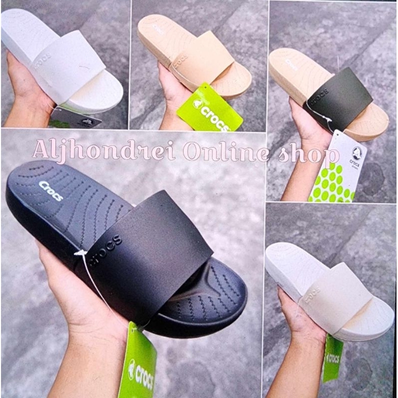 New Crocs Splash Slides for Unisex | Shopee Malaysia