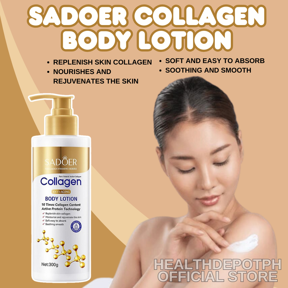 Sadoer Collagen Firming Whitening Body Lotion Anti-Aging Moisturizing Lotion 300g | Shopee Malaysia
