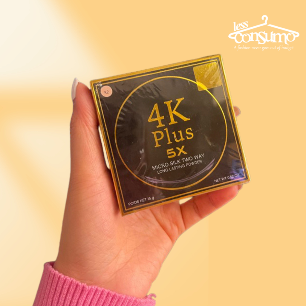 4K PLUS 5X MICRO SILK TWO WAY LONG LASTING POWDER 15G | Shopee Malaysia