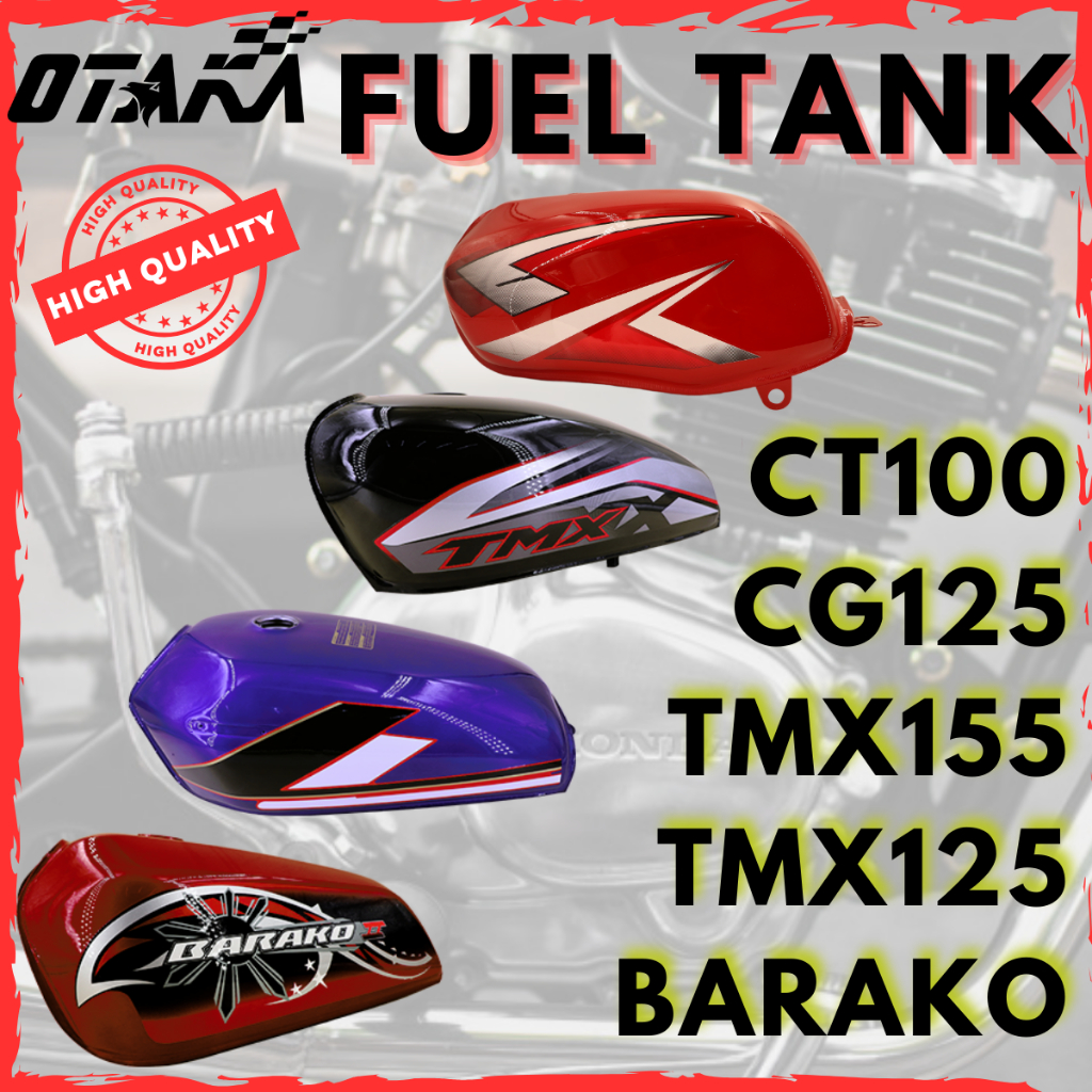 FUEL TANK/GAS TANK FOR TMX125/TMX155/BARAKO/CT100 (BLUE/RED/BLACK ...