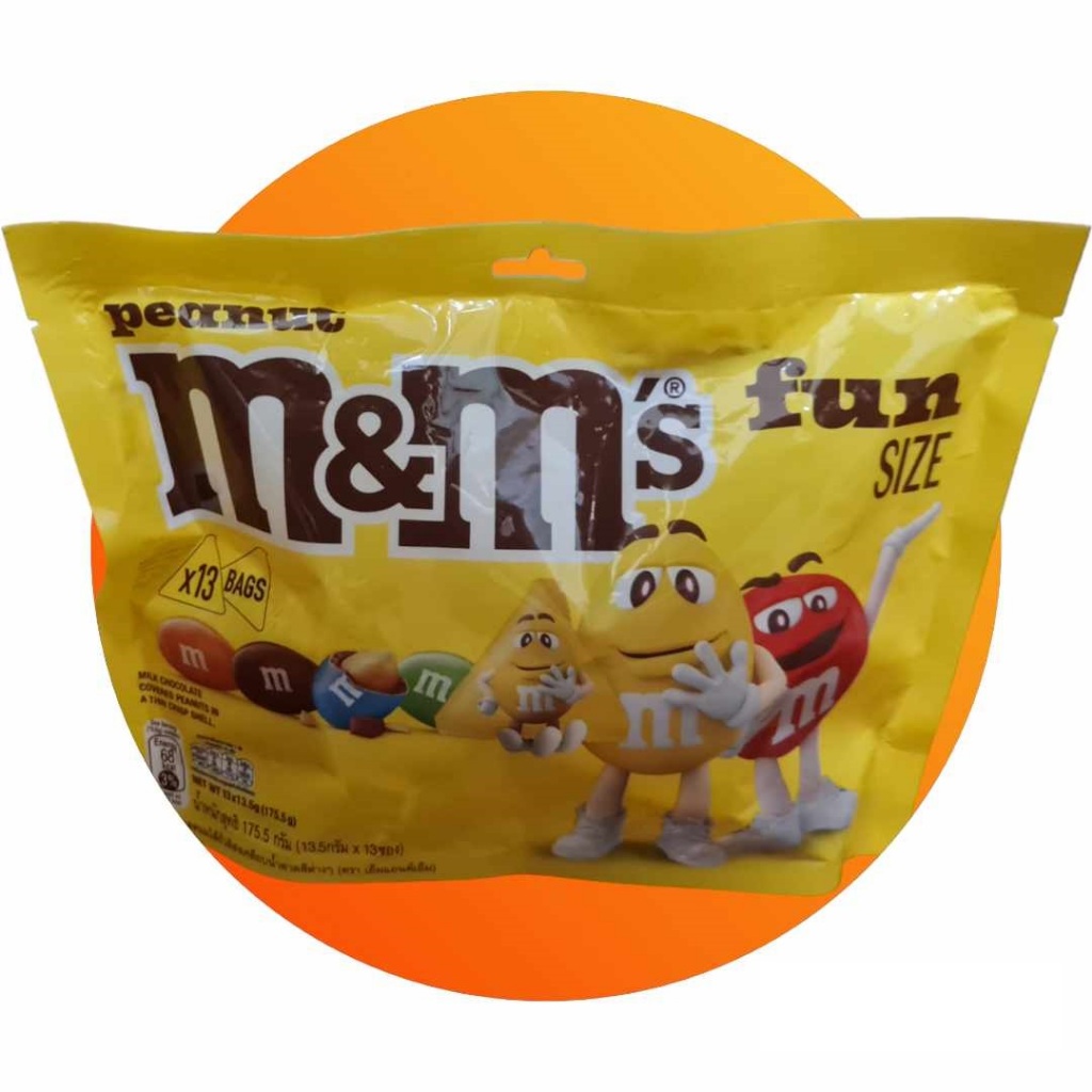 ! M&M's Chocolate Fun Size Pack of 13 pieces Chocolate Coated Peanuts MnMs MnM's | Shopee Malaysia