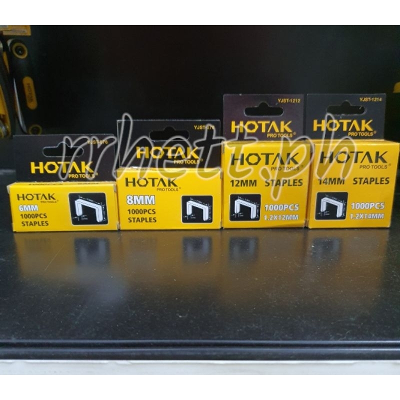 rrhett.ph 1000PCS HOTAK PRO TOOLS HEAVY DUTY SQUARE/U-SHAPE/NAILS ...