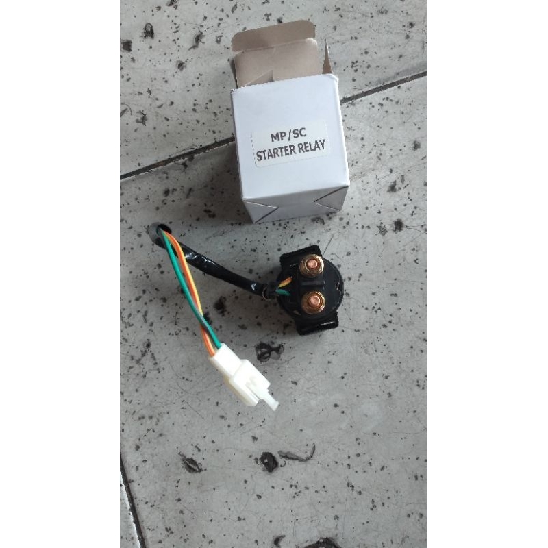 rusi sc125gala starter relay only. | Shopee Malaysia